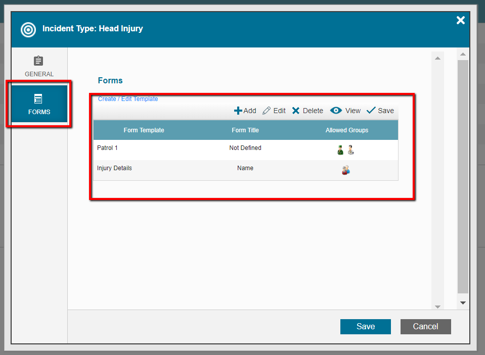 Managing Incident Types