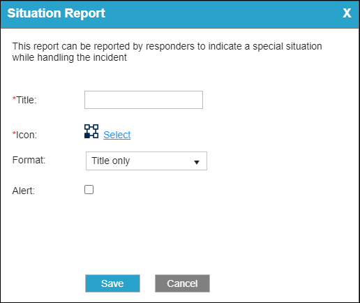 Adding Situation Reports to Incident Types